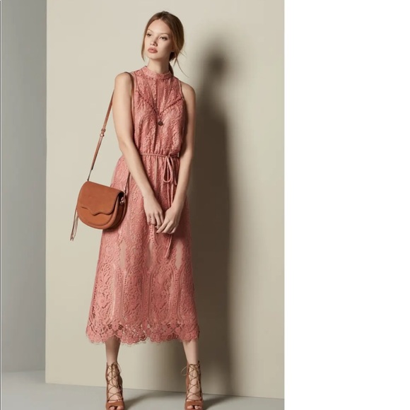 Wayf | Dresses | Wayf Romantic Lace Midi Dress | Poshmark